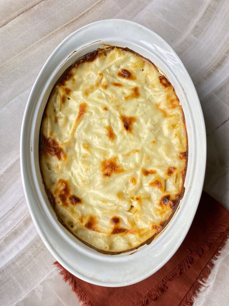 My Grandpa's Easy Cheesy Pastitsio - Happy Stirring